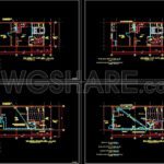 42. CAD drawings for detailed electrical and plumbing designs for a 4 ...