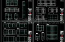 57.Wall cladding details, Ceiling Details Autocad Blocks
