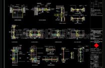 81.Free Download of Sewage Sump Pump Section Details CAD Drawing DWG