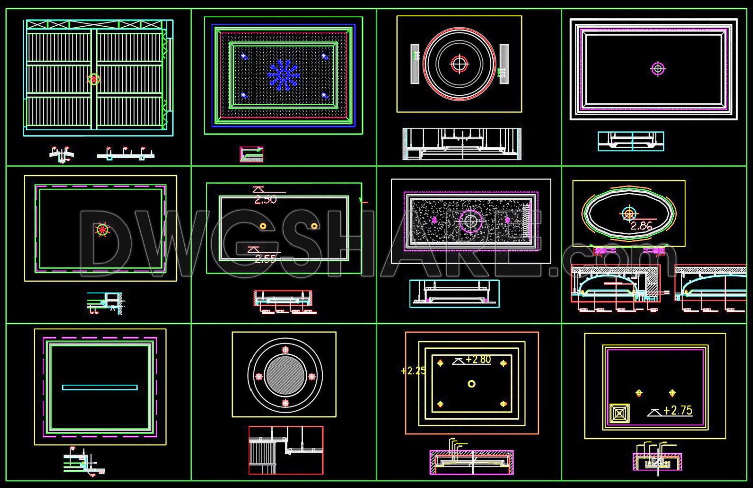 58. Cad Drawings Of Ceiling Detail For Download