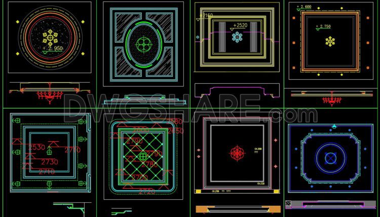 59. Cad Drawings Of Ceiling Detail For Download - Free Cad Blocks ...
