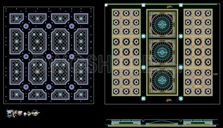 60. Cad Drawings Of Ceiling Detail For Download - Free Cad Blocks ...