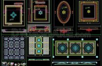 99.Shoe Storage Cabinet Cad Blocks free download