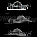 67. Autocad Drawing Of Planetarium For Download - Free Cad Blocks ...