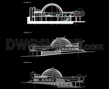 67. Autocad Drawing Of Planetarium For Download