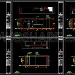CAD drawings for the interior office design construction spanning an ...