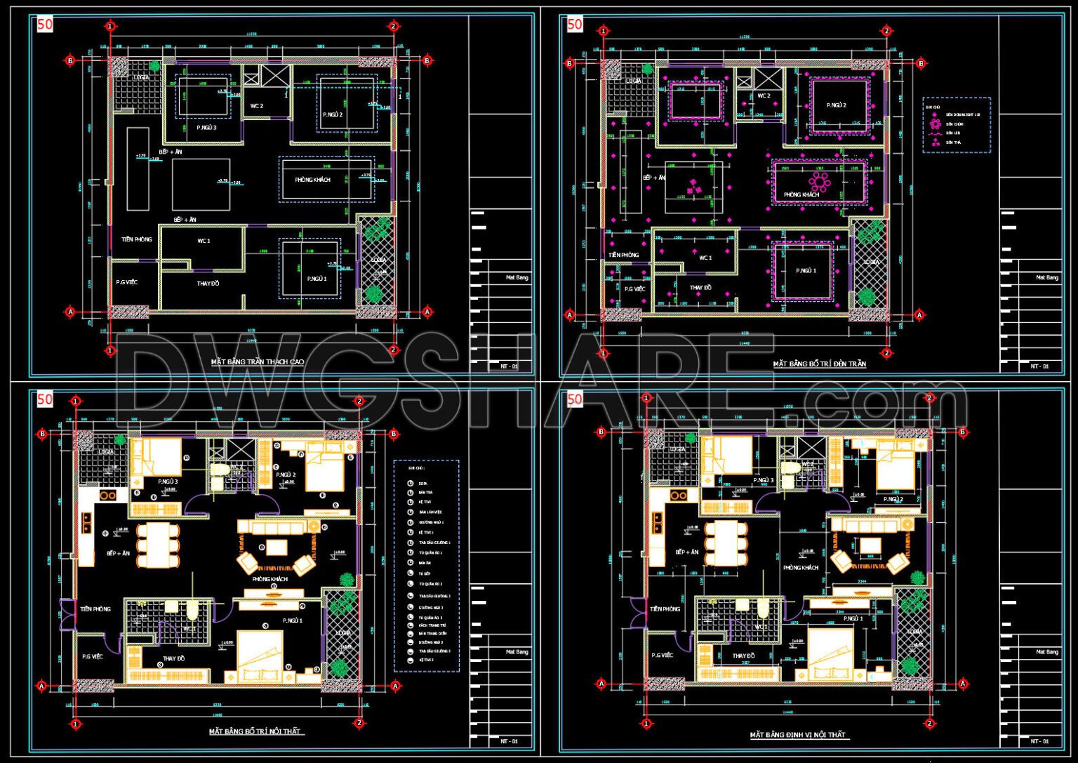 House Design Drawings of Interior Design V.4