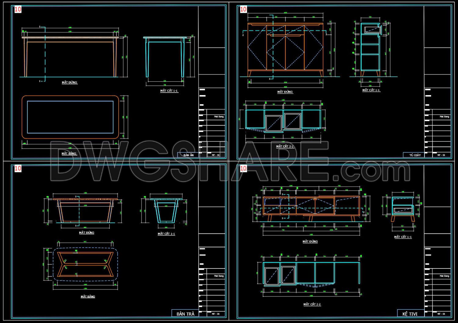 House Design Drawings of Interior Design V.4