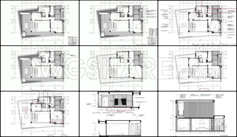 House Design Drawings of Interior Design V.5