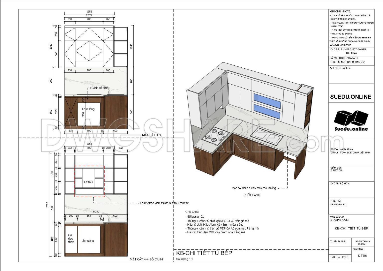 SketchUp Layout drawing for the interior design and construction of a 3 ...