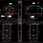 06. Cad Drawings Of Guard house and Garage For Download - Free Cad ...