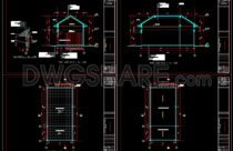 10.Gas cooker, Induction cooker, Kitchen hood AutoCAD blocks free download