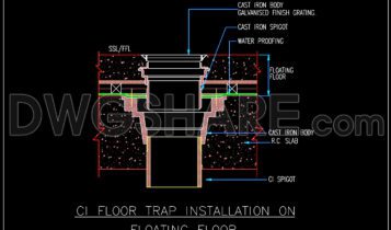 50.Crawler Crane Elevation and Plan details AutoCAD blocks free download