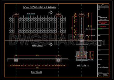 126. CAD drawings detailing gates and fences available for download