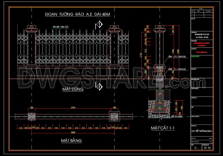 126. CAD drawings detailing gates and fences available for download