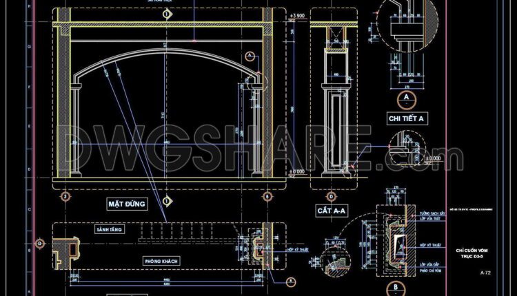 137. A detailed CAD drawing of wrought iron railing for stairs ...