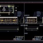 137. A detailed CAD drawing of wrought iron railing for stairs ...