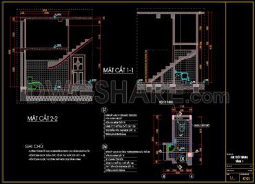 142. WC Layout Plan and elevations details CAD drawings download