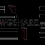 145. The CAD drawings for Smooth Wall Decorative Molding for free ...