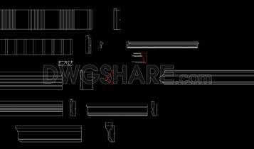 Cornices Archives - Free Cad Blocks, download DWG models for architects ...