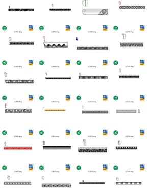 146. CAD drawings for Floral Pattern Wall Decorative Molding for free ...