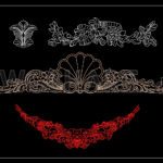147. The CAD drawings for Floral Relief Patterns are available for free ...