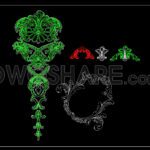 147. The CAD drawings for Floral Relief Patterns are available for free ...