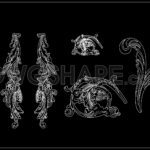 147. The CAD drawings for Floral Relief Patterns are available for free ...