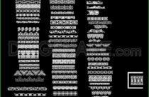 79.Autocad Drawings Of Pile Cap Layout and Sections Details For Download