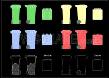 19. Garbage CAD blocks free download