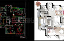 156.Flooring Tiles Layout Plan Free AutoCAD drawings