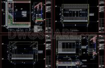 250. Detailed AutoCAD drawings of vertical facades in classical ...