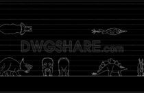 Detailed CAD drawings for the design and construction of coffee shop