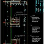 222. Detailed CAD drawings of vertical facades in Modern architecture ...