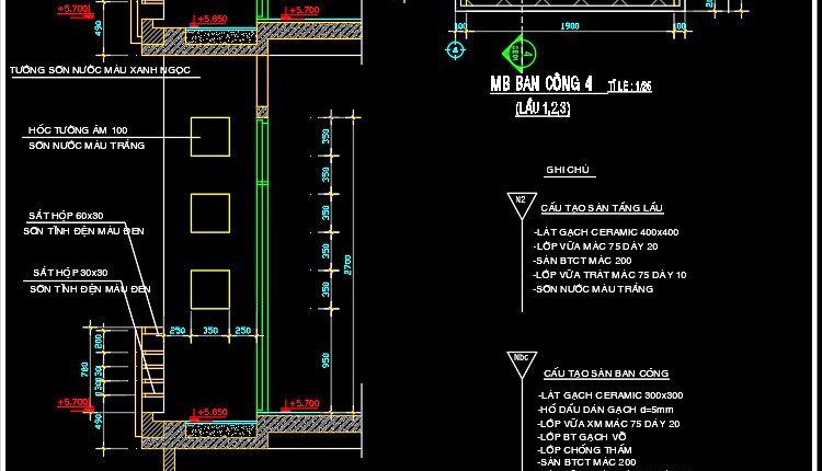 222. Detailed CAD drawings of vertical facades in Modern architecture ...