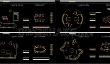255 Autocad Colors blocks in AutoCAD free download
