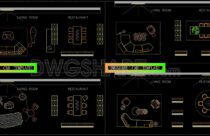 Tourist Resort Plan and Elevation AutoCAD File DWG
