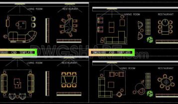 24.Beds in top view AutoCAD blocks free download