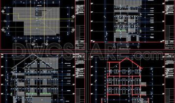 335. Detailed Generator Room CAD Drawing (Floor Plan, Sections) Free ...