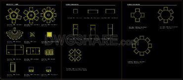 248. CAD blocks of Specifically, a pool table, a ping pong table, and a ...