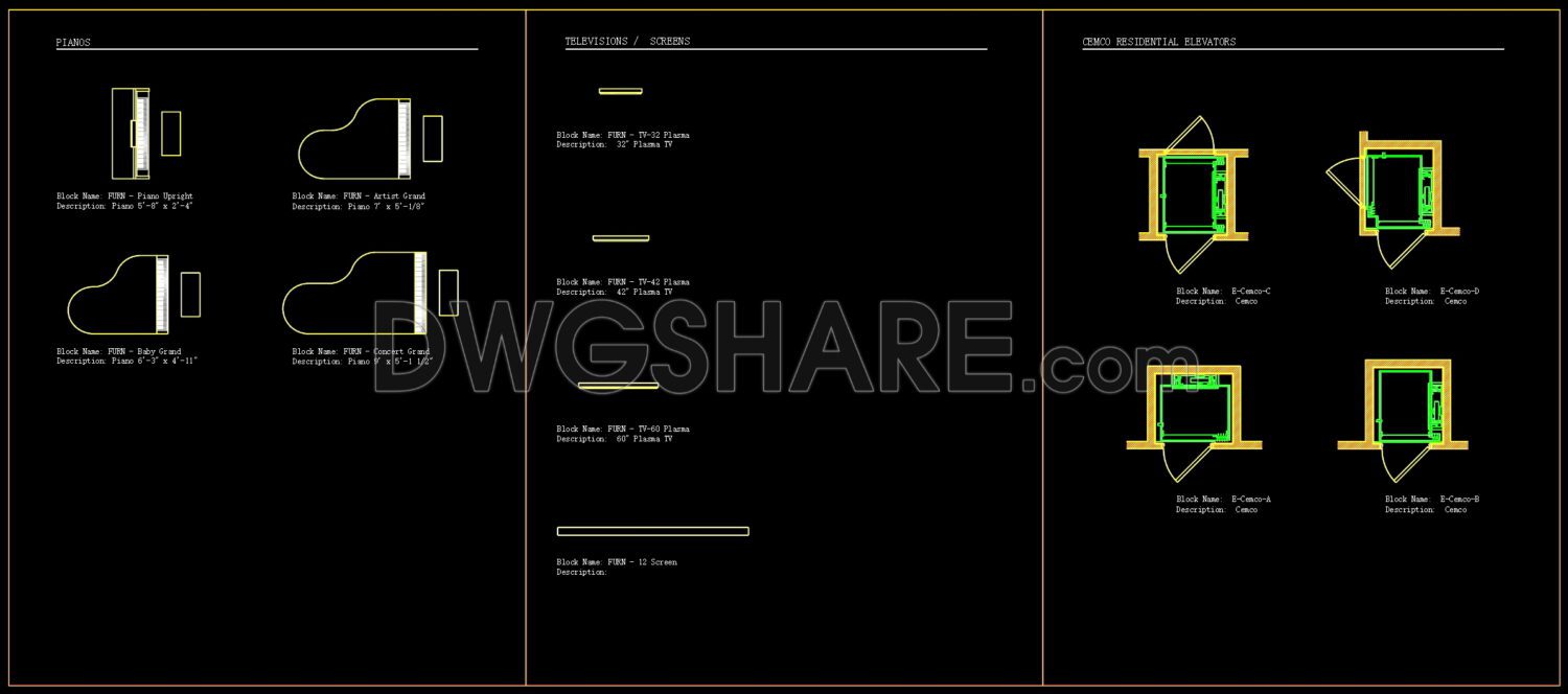 248. CAD blocks of Specifically, a pool table, a ping pong table, and a ...