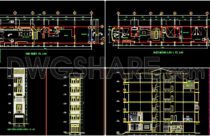 82.Autocad Drawings Of Compound Wall Layout And Details For Download