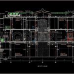 255. The CAD drawings of the floor plan, elevation, and cross-sections ...