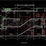 255. The CAD drawings of the floor plan, elevation, and cross-sections ...