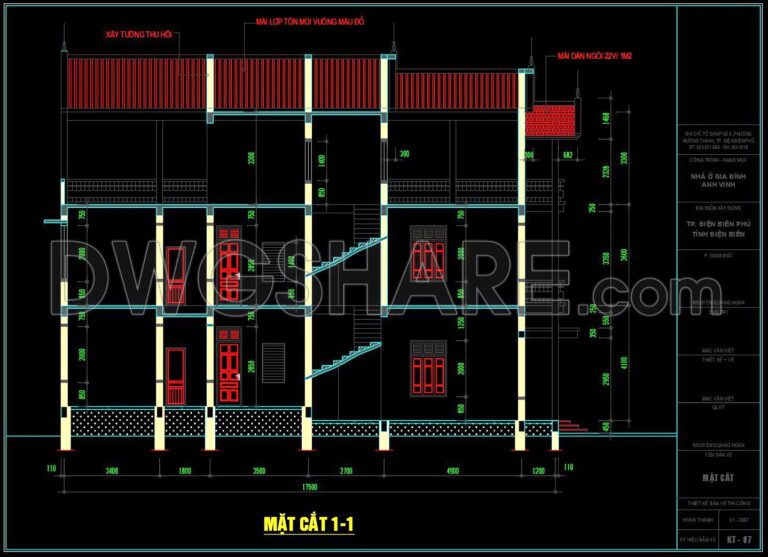257. The CAD drawings of the floor plan, elevation, and cross-sections ...