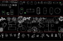 Pharmacy Design Plan and Elevation AutoCAD File DWG
