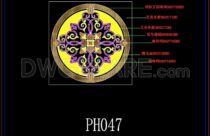 360. Free CAD Drawing Modern Console Table Design