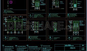 17. CAD drawings of a high-rise residential apartment project with a ...