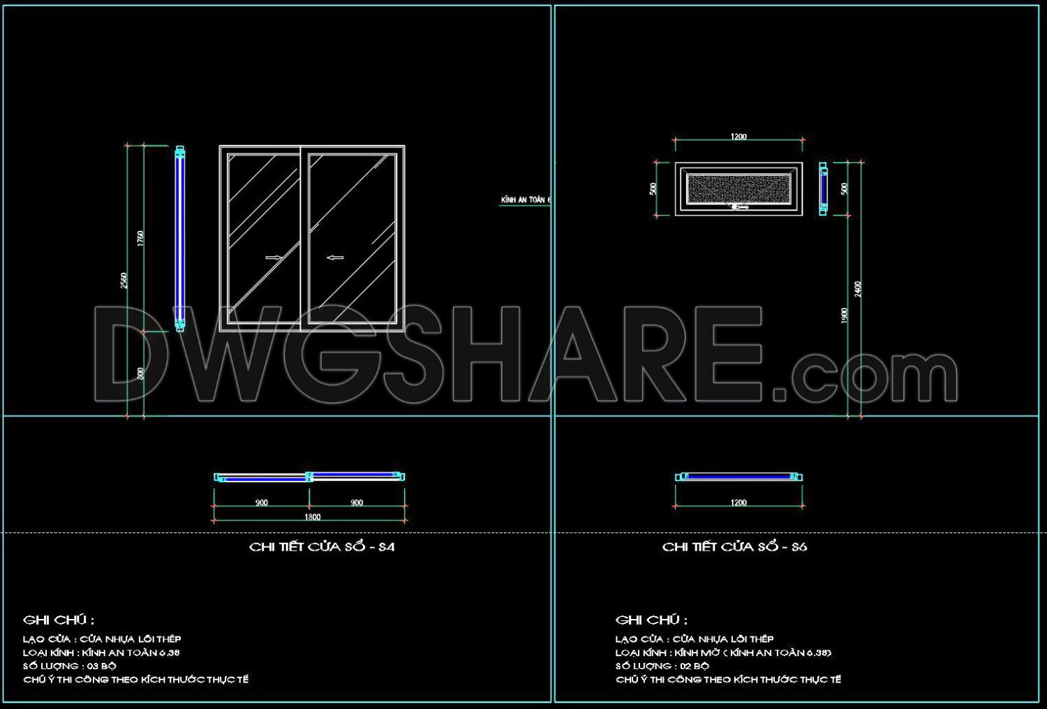 473. Detailed AutoCAD Drawings Of Doors, Windows For Download