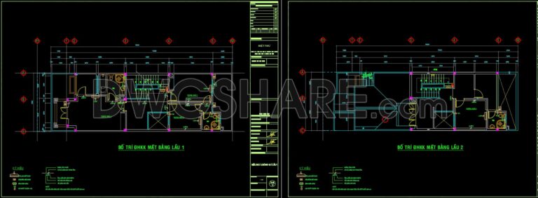 49. CAD drawing of the layout plan for air conditioning units and ...